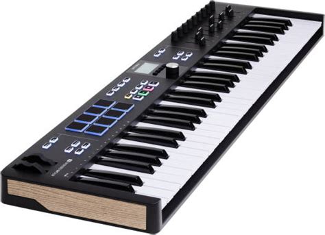 Arturia Keylab Essential 61 Mk3 61 Key Midi Controller Keyboard 8 Velocity Rgb Lit Pads 1
