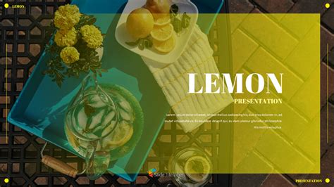 Lemon Powerpoint Templates Multipurpose Design