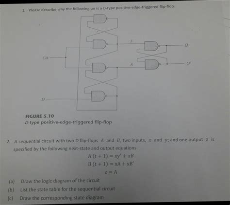 Solved Describe Why The Following On Is A D Type Chegg Com