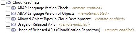 ABAP Cloud Checklist For Implementation