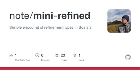 Github Notemini Refined Simple Encoding Of Refinement Types In Scala 3