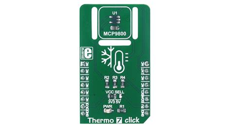 Mikroe 2979 Mikroelektronika Thermo 7 Click Temperature Sensor Module