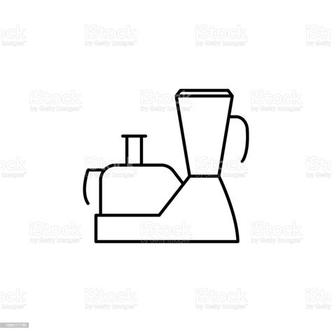 푸드 프로세서 아이콘입니다 모바일 개념 및 웹 응용 프로그램에 대 한 이름으로 간단한 웹 아이콘의 요소입니다 웹 및 모바일 선 푸드 프로세서 아이콘을 사용할 수 있습니다