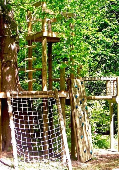 Fun Treehouse Playground Ideas In The Backyard Housetodecor Com
