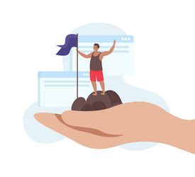 Netherlands Flag Waving Man Royalty Free Vector Image