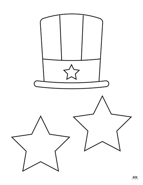 Star 4th Of July Coloring Pages Coloring Page For Memorial Day With