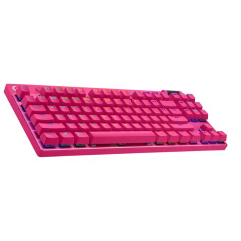 Logitech G PRO X TKL LIGHTSPEED Kablosuz Ingilizce Tactile Magenta Gaming Klavye ITOPYA