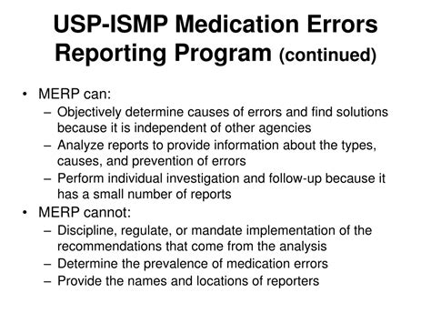 Ppt Medication Error Reporting Systems And Disclosing Medication