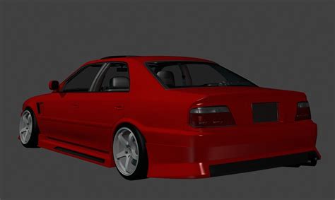 Kazama Promode Jzx100 Chaser Body Kit With Grilles 3d Model Cgtrader