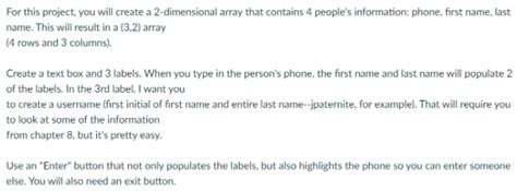 Solved Visual Basic Programming PLEASE POST THE CODE AND Chegg Com