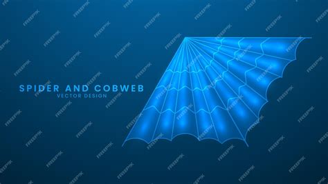Premium Vector Spider And Cobweb Scary Of The Halloween Illustration