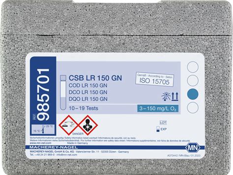 Tube Test Cod Lr 150 Gn Macherey Nagel Mn Macherey Nagel