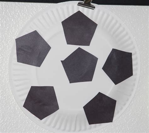 Paper Plate Soccer Ball Craft At Jasper Gunson Blog