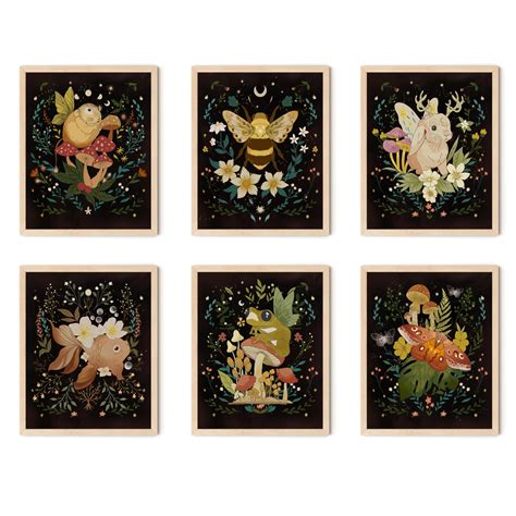 Twodays Whimsical Room Decor Aesthetic Cottagecore Posters