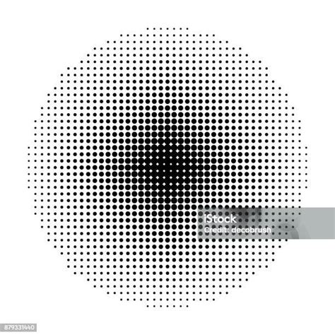 동그라미 하프톤 도형 도트 추상 배경 최소한의 라운드 배경 0명에 대한 스톡 벡터 아트 및 기타 이미지 0명 개체 그룹 검은색 Istock