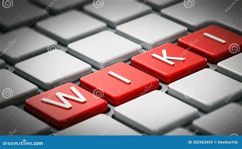 Wiki Keyboard Royalty Free Stock Image 59102188