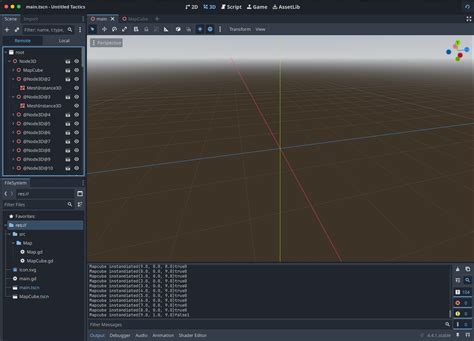 Instantiated Cubes Are In My Scene But Invisible Help Godot Forum