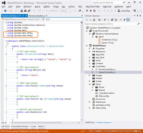 ASP NET Web API基础 初识 ASP NET Web API CSDN博客