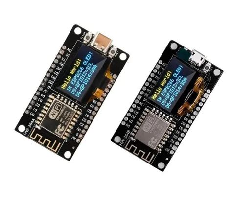 Nodemcu Esp8266 Papan Pengembangan Dengan显示有机发光二极管096 Inci Ch340g Esp 12f模块wifi Type C Usb