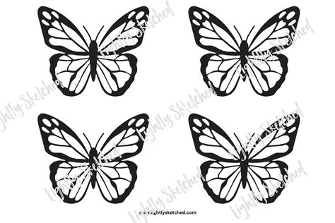 Monarch Butterfly Template