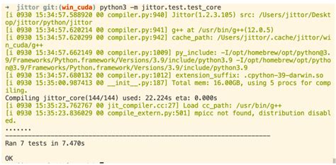 支持Windows CUDAMac M 全面支持国产生态Jittor 版本发布 Jittor