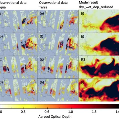 Observed And Modeled Natural Dust Aerosol Optical Depth Aod Over The