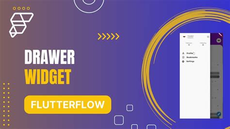 Flutterflow Drawer Widget Sidebar Menu And Navigation Drawer Youtube