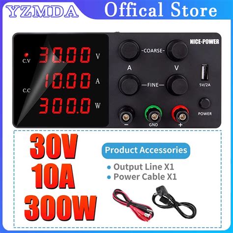 Black Voltage Regulator Lab Power Adjustable V A Regulator Regulator Current Stabilizer V