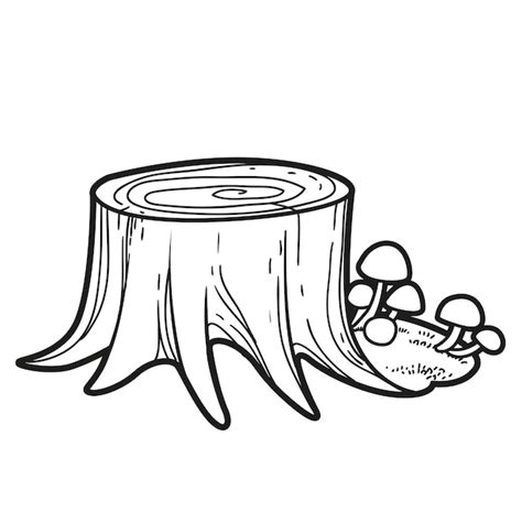 Tree Trunk Outline Vectors Illustrations For Free Download Freepik