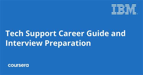 Tech Support Career Guide And Interview Preparation Coursya