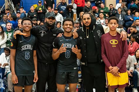 Lebron James Son Bronny James Named Mcdonalds All American