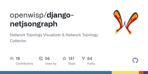 GitHub Openwisp Django Netjsongraph Network Topology Visualizer