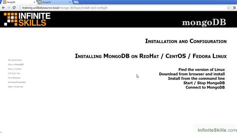 MongoDB Tutorial Installing MongoDB On Redhat Centos Or Fedora Linux YouTube