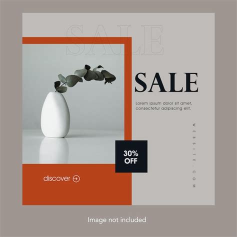 판매 Instagram 게시물 및 소셜 미디어 템플릿 프리미엄 Psd 파일