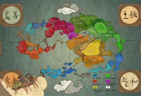 Avatar Risk Map Small By Spudafett Avatar The Last Airbender Art