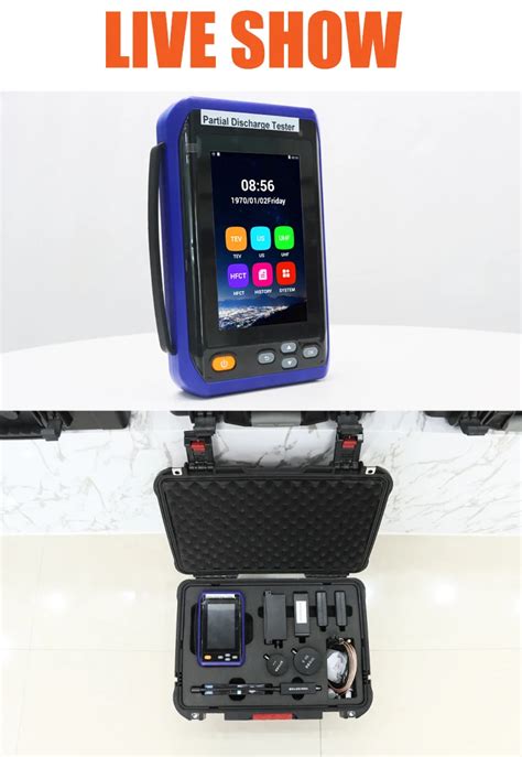 Precisely Locate Pd Detector Partial Discharge Tester With Multiple Sensors For All Components
