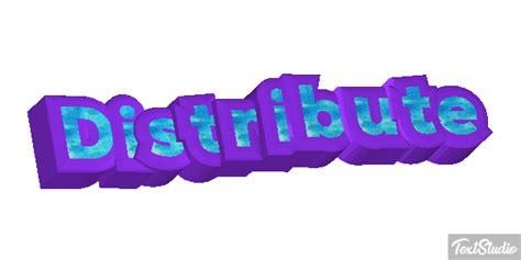 Distribute Word Animated  Logo Designs