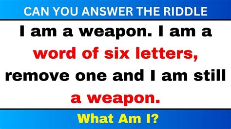 Are you a genius? Can you answer these 10 tricky riddles? | Riddles quiz - part 14 - YouTube