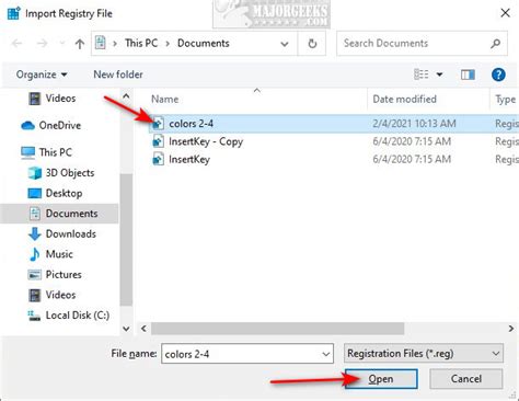 How To Back Up Or Restore The Windows Registry Majorgeeks
