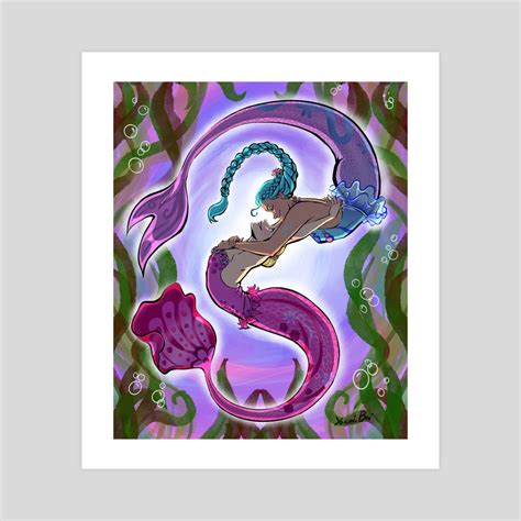 Elina X Nori An Art Print By Yokai Boi Inprnt