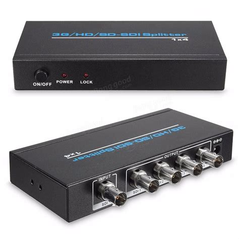 1x4 3g Hd Sd Sdi Video Splitter Bnc 1 In 4 Out Distributor 1920 1080p For Hdtv Sale