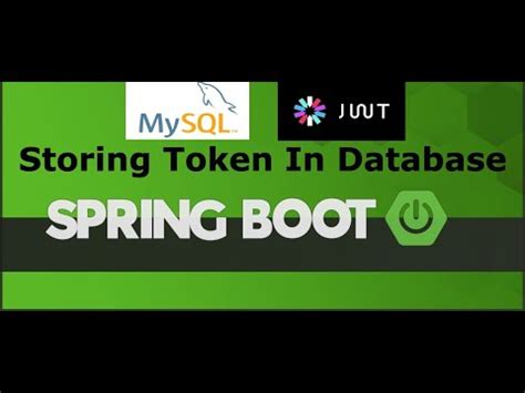 Generate Token And Storing It Into Database (MYSQL) | Password Encryption | Springboot | JWT ...