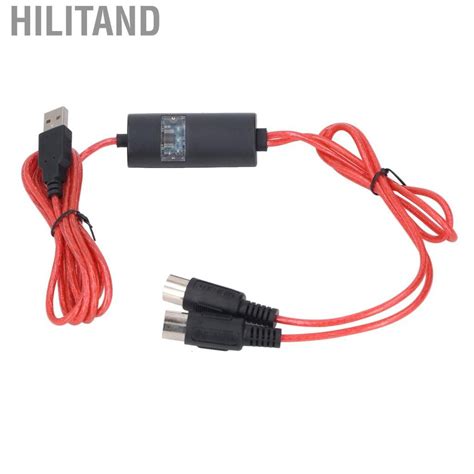 Hilitand USB To MIDI Cable 5ft PVC Copper Wire Converter For Music Keyboard Shopee Malaysia