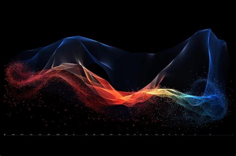 Abstract Big Data Visualization Premium Ai Generated Image