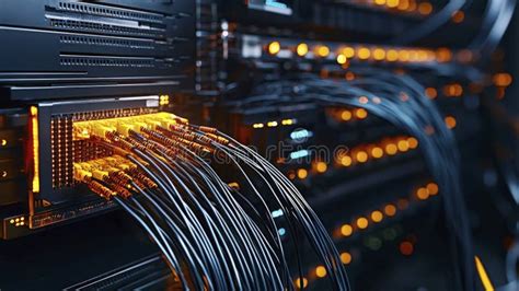 fiber optic cable connections enhance data transmission efficiency in