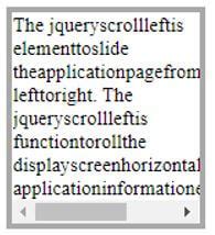 JQuery ScrollLeft How ScrollLeft Method Works In JQuery Examples