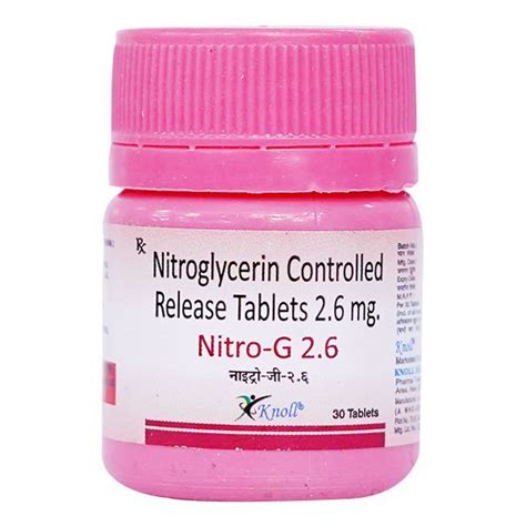 Nitroglycerin 2 6 At Best Price In Kolkata By Lily Medical Stores Pvt Ltd Id 26328716973