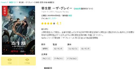 넷플릭스 기생수 더 그레이 한중일 평점 