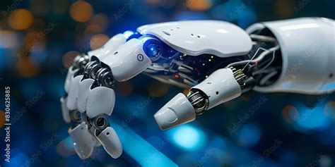 Man Using Ai Chatbot To Enter Commands For Futuristic Technology Transformation Concept