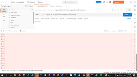 regarding the get error in console due to pre request script help hub